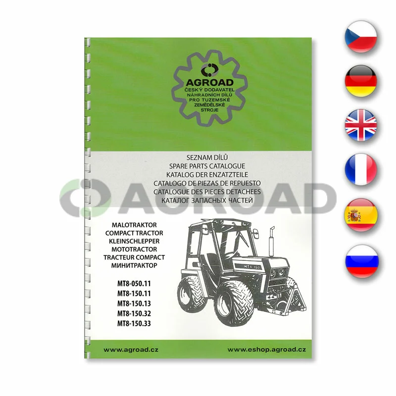 Katalog dílů MT8-050-150 | KA0002 - Agroad - assortiment de pièces ...